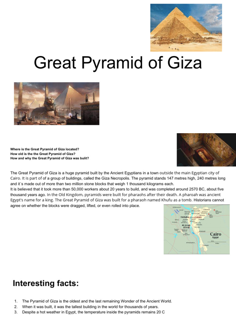 Great Pyramid of Giza | PDF
