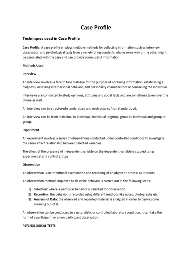 Case Study | PDF | Extraversion And Introversion | Experiment