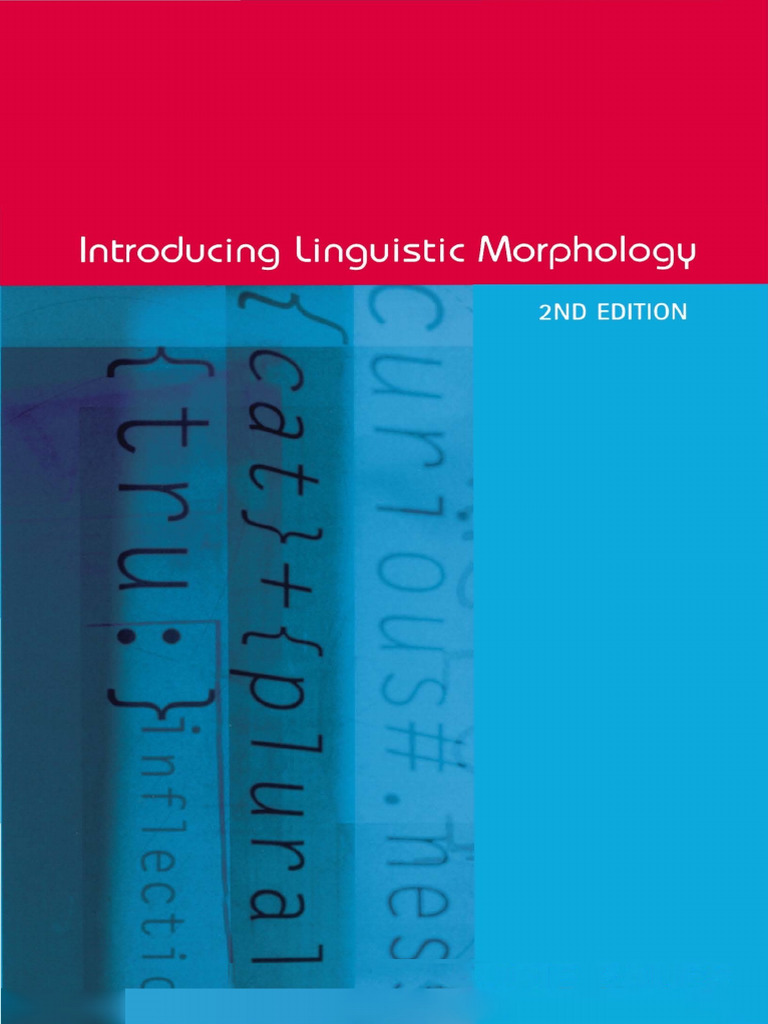 Laurie Bauer - Introducing Linguistic Morphology (2003, Edinburgh ...