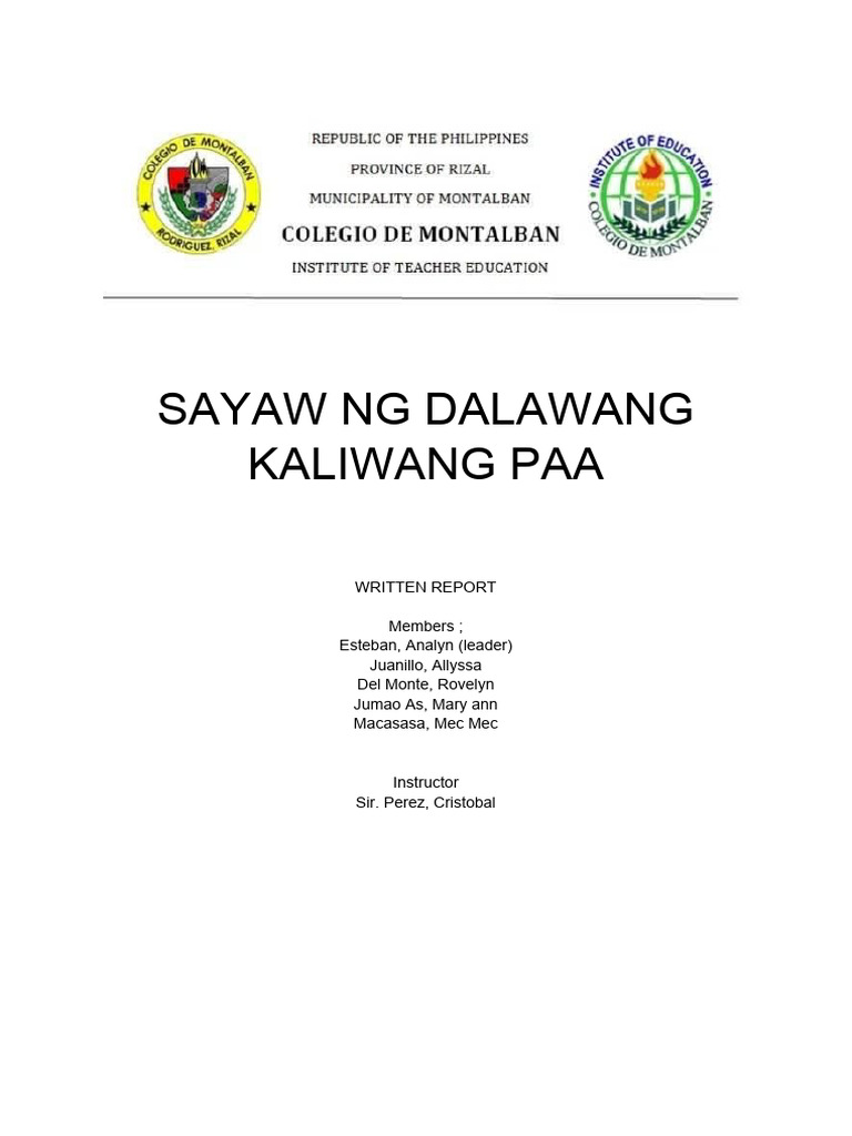 Written Report (LIT 2A) | PDF