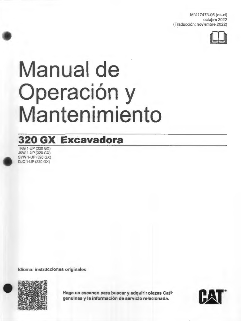 Manual de Operaciones 320 Gx | PDF | Motores | Arranque