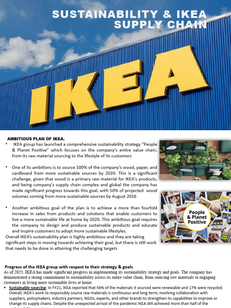 Sustainability & Ikea Supply Chain Assigment - Sec C | PDF ...