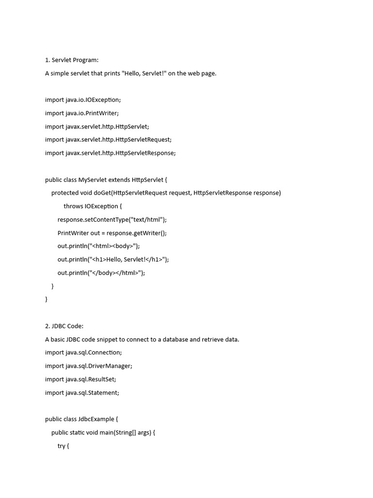 Sample Code | PDF | Java (Programming Language) | Computer Science