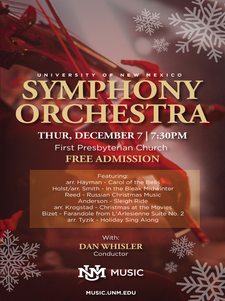 Orchestra Poster Dec FA23 | PDF
