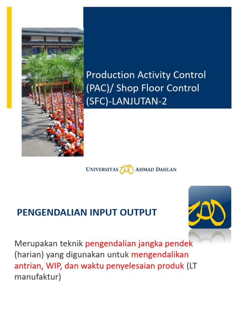 4c. Production Activity Control (PAC) - 3 | PDF
