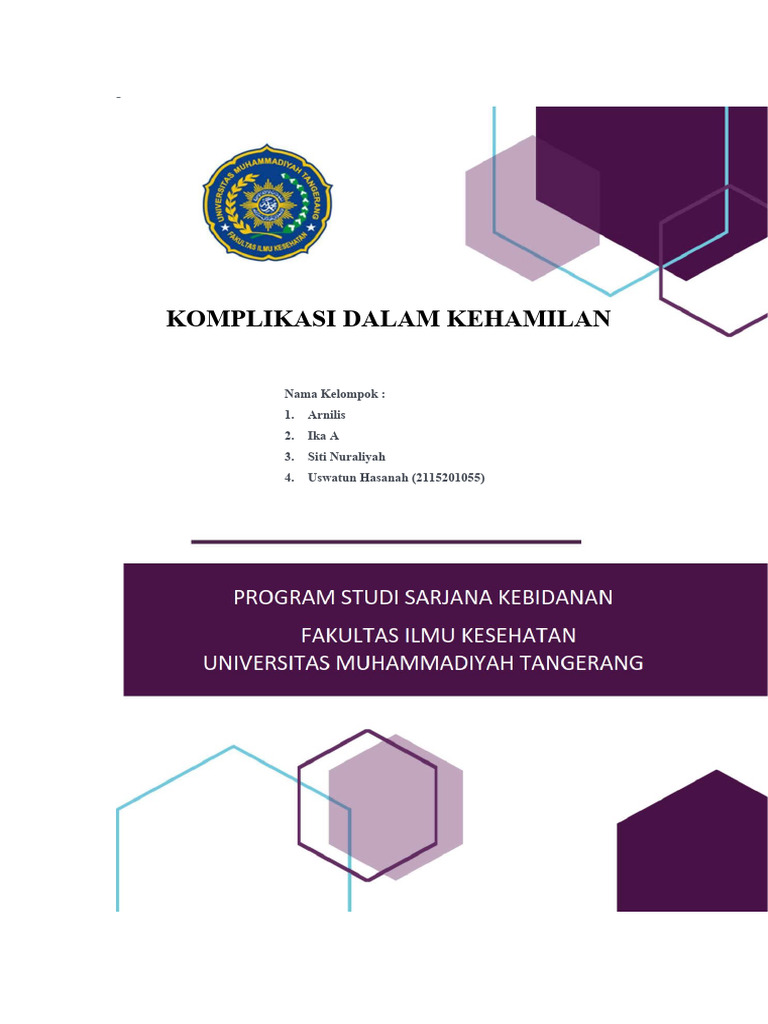 Kel 4. Makalah Komplikasi Kehamilan (Ims, Abnormal Genital Tract) | PDF