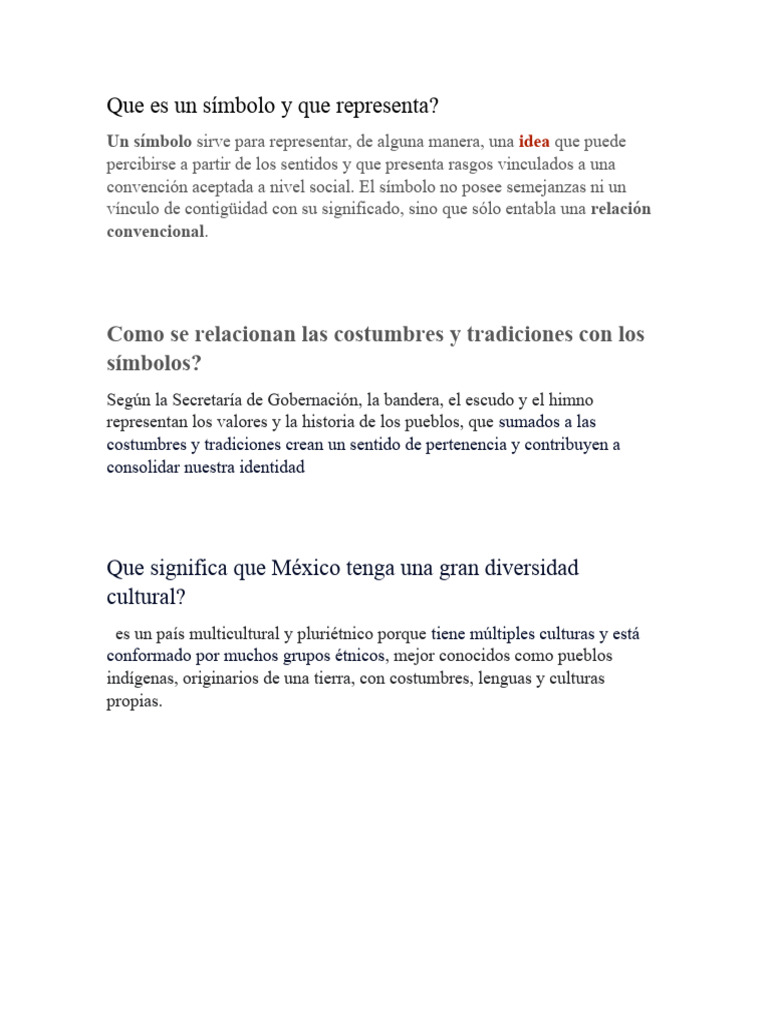 Que Es Un Símbolo y Que Representa | PDF