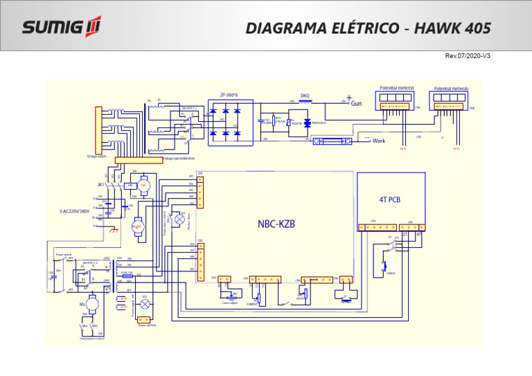 Diagrama Eletrico Hawk 405 | PDF | Electrical Engineering | Electricity
