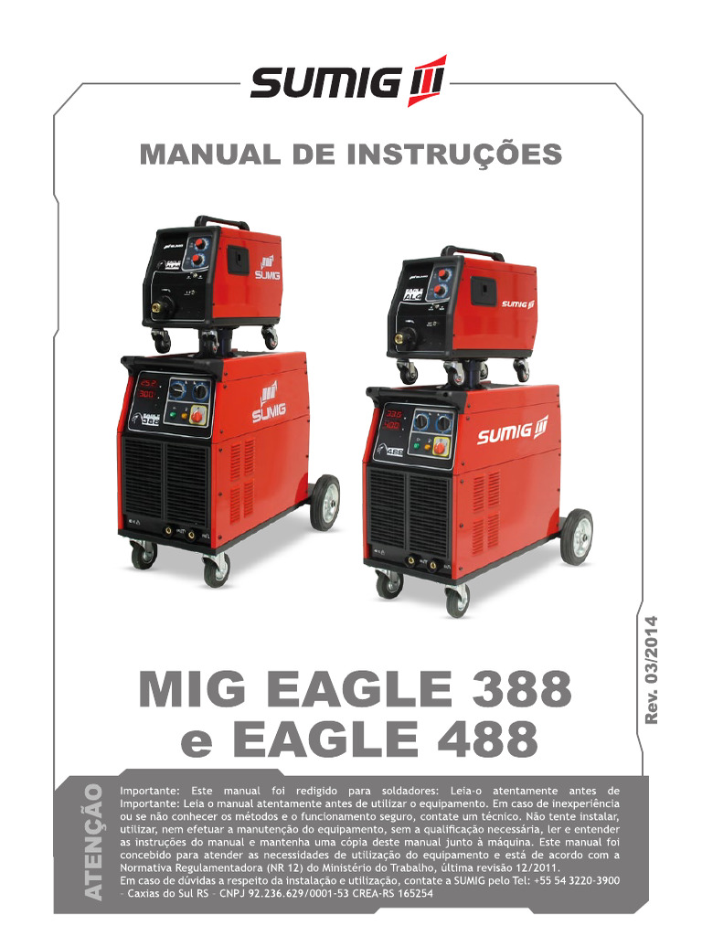 Manual Eagle 388-488 | PDF | Engenharia Elétrica | Ciência de Materiais