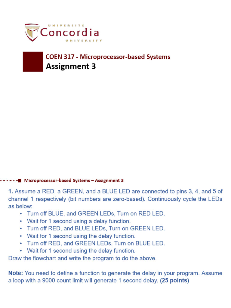 Coen317 Assignment 3 Solution-1 | PDF | Manufactured Goods | Information And Communications ...