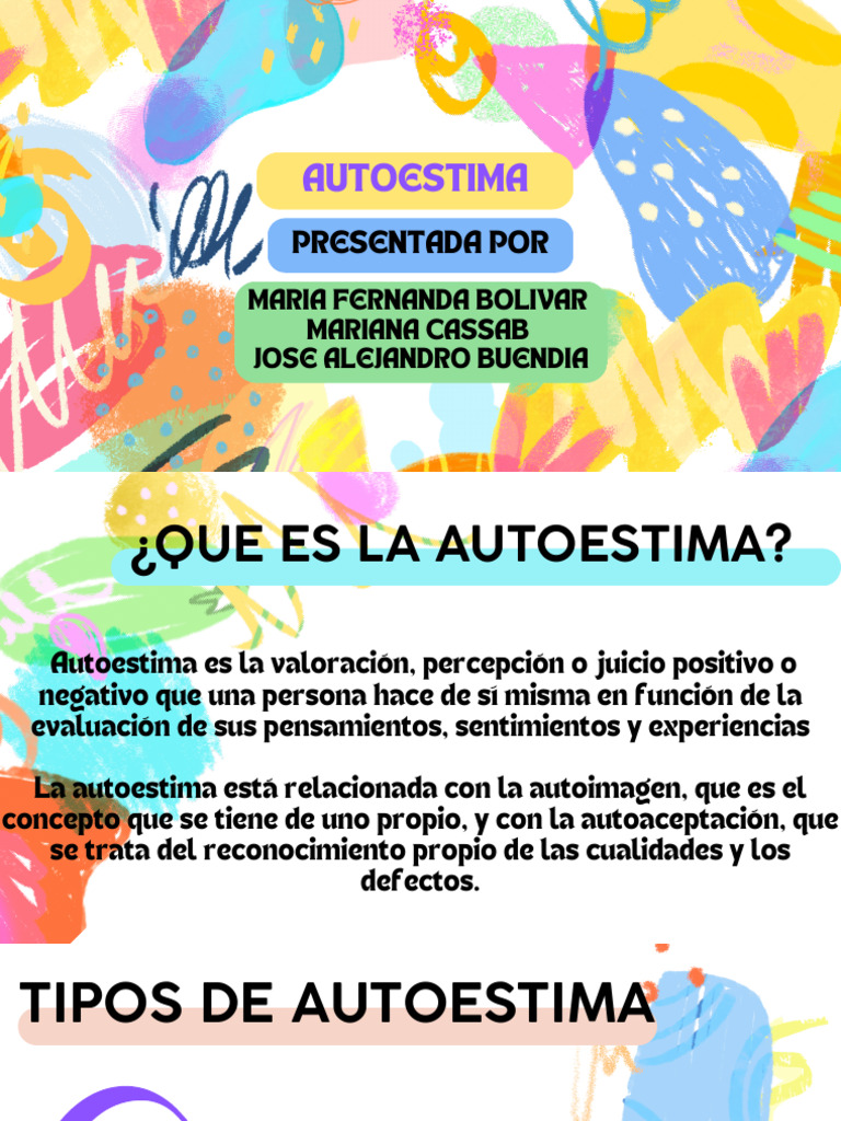AUTOESTIMA | PDF | Autoestima | Pensamiento