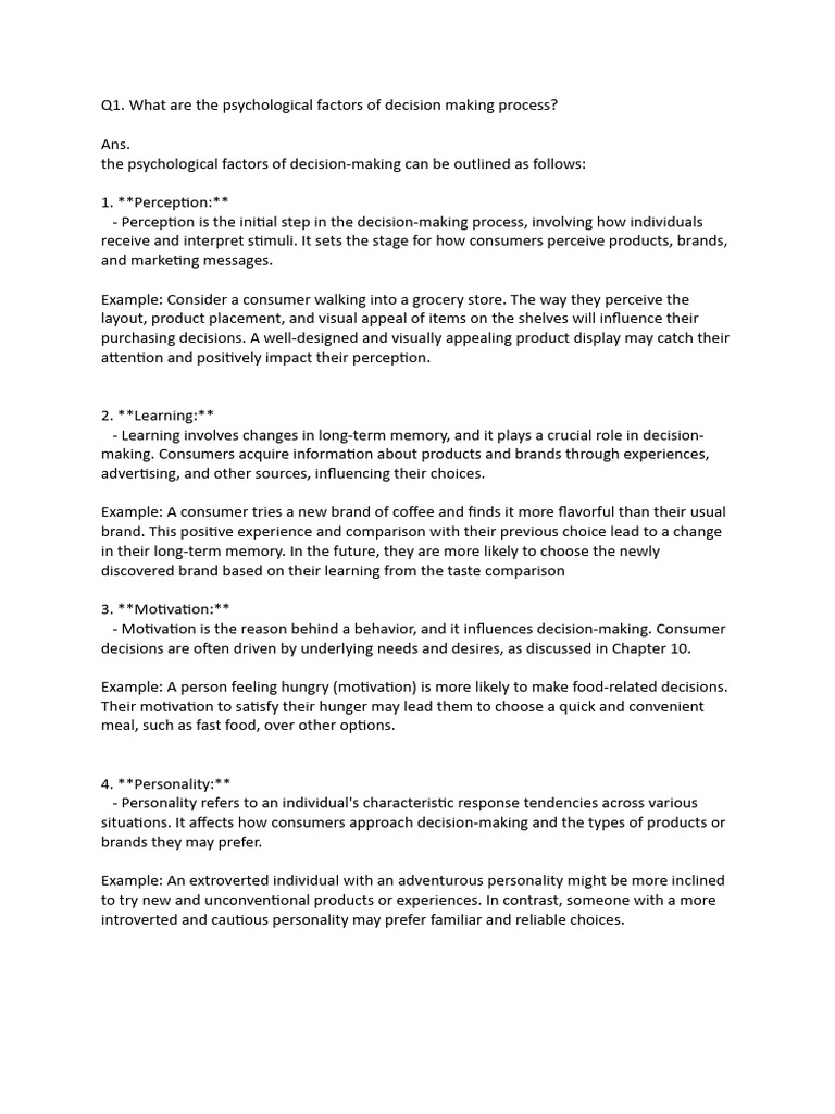 Consumer Behaviour Questions | PDF | Consumer Behaviour | Brand