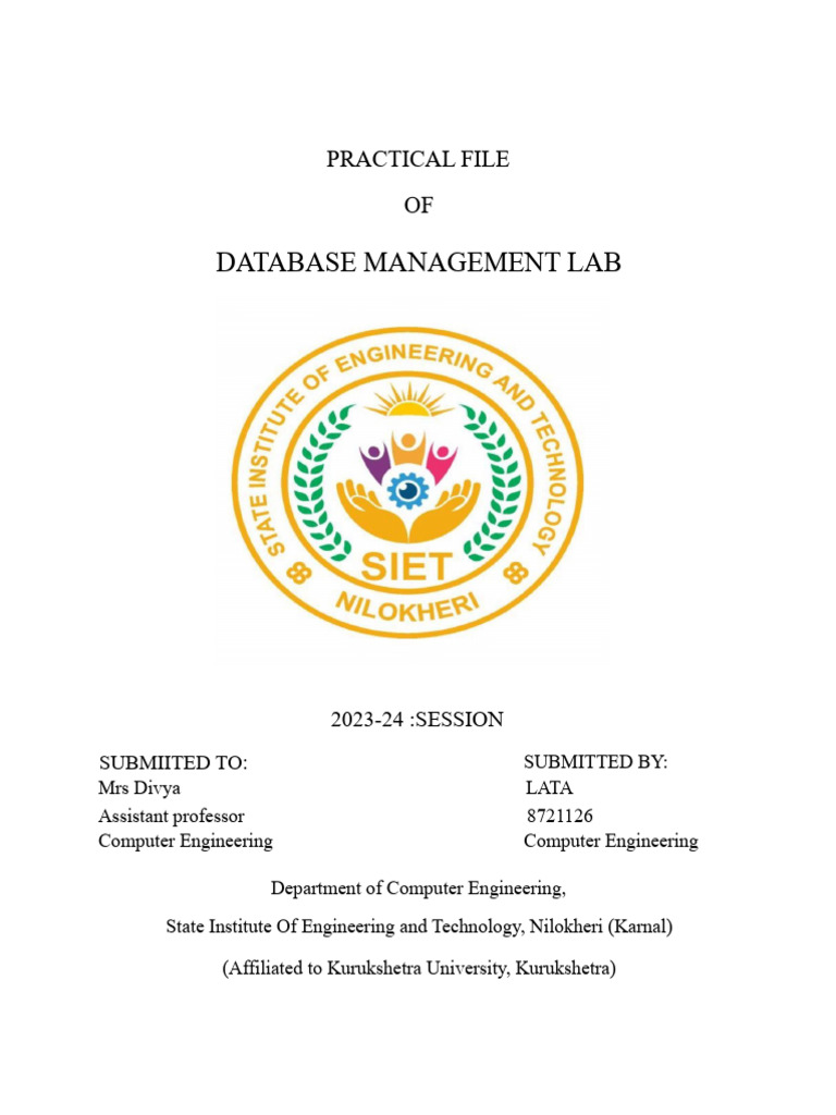 Lata PDF | PDF | Relational Database | Computing Lata PDF | PDF | Relational Database | Computing