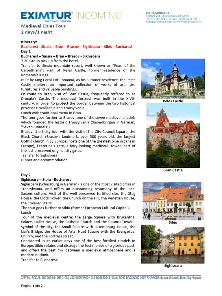 Trip to Transylvania | PDF | Buildings And Structures