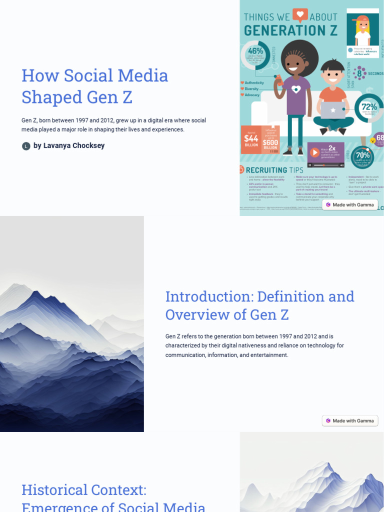 Impact of Social Media on Gen Z | PDF