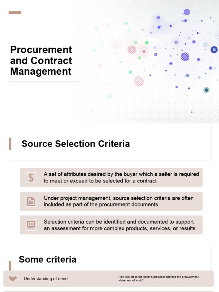 Procurement and Contract Management | PDF | Procurement | Reliability Engineering