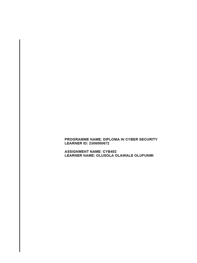 Cyb 406 | PDF | Security | Computer Security