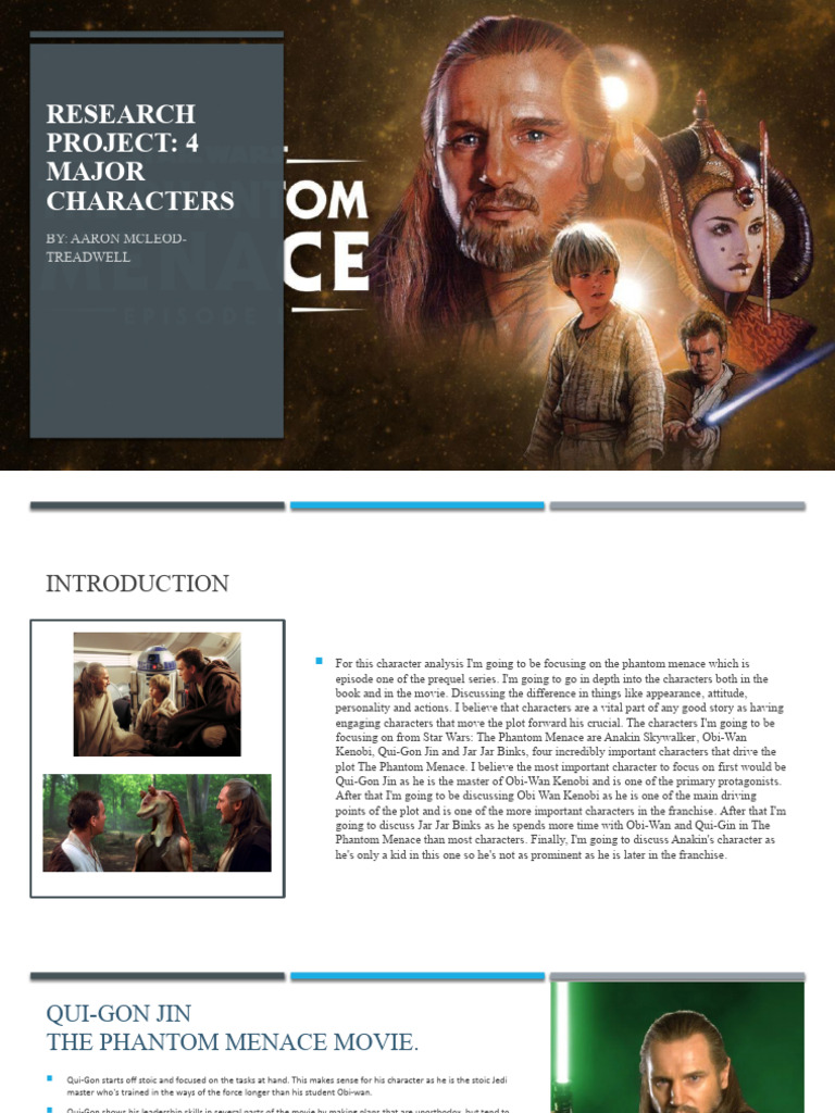 Aaron Mcleod Treadwells Character Research Project. | PDF | Obi Wan ...
