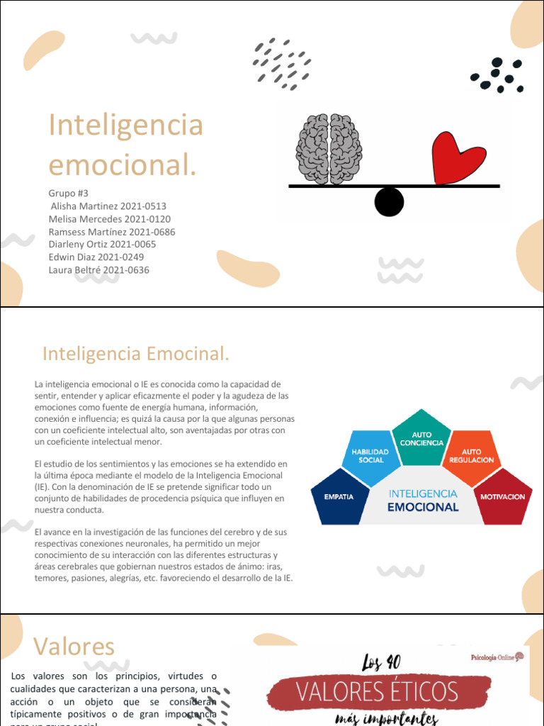 Inteligencia Emocinal | PDF | Las emociones | Inteligencia emocional