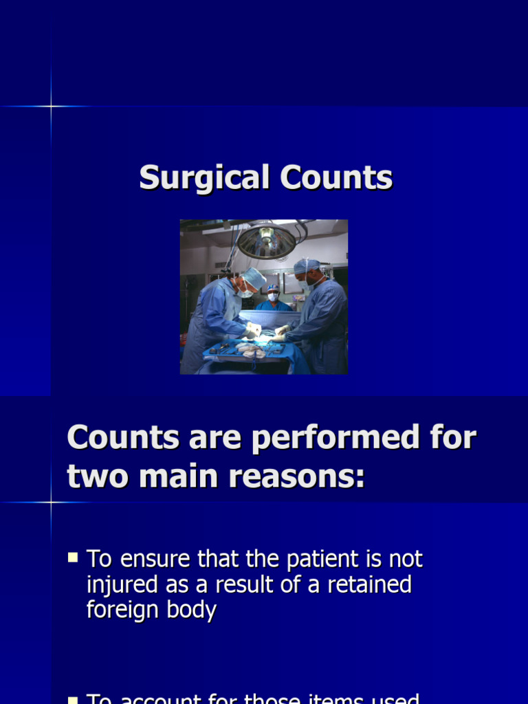 Surgical Counts | PDF | Surgery | Radiology