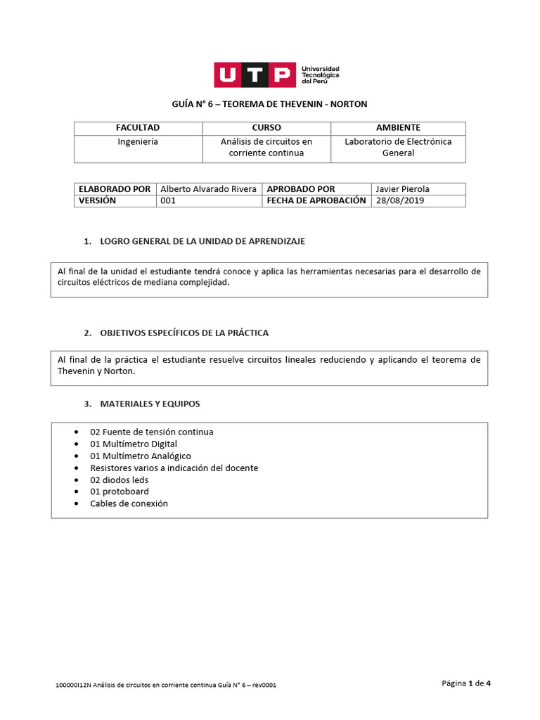 100000i12n-Guia N°6-Labelege01-Teorema de Thevenin - Norton | PDF ...