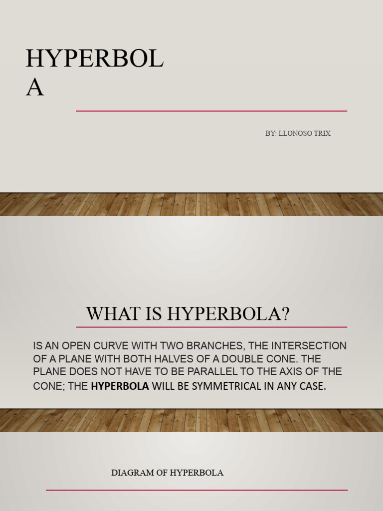 Conic Sections - Trix. | PDF