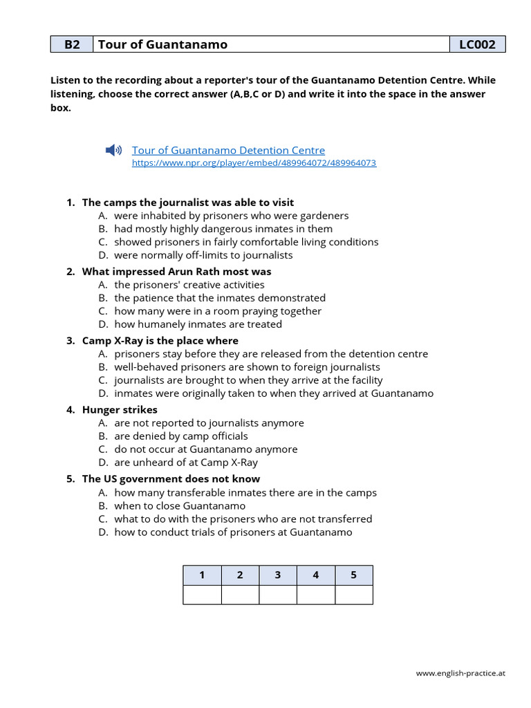 lc002 Guantanamo Detention Centre | PDF