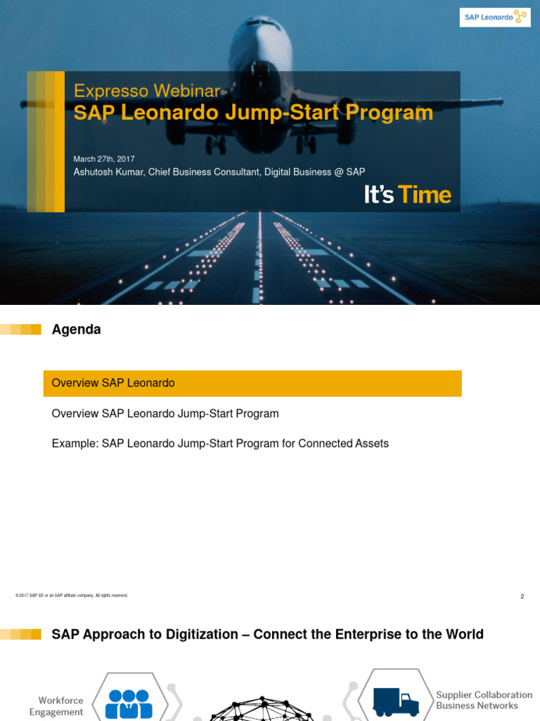SAP Leonardo Jump-Start Program Overview | PDF | Internet Of Things ...