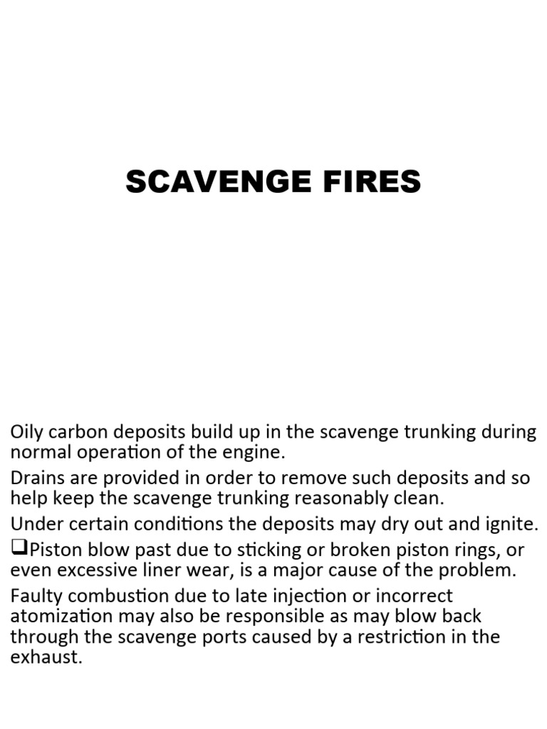 01 Scavenge Fires | PDF