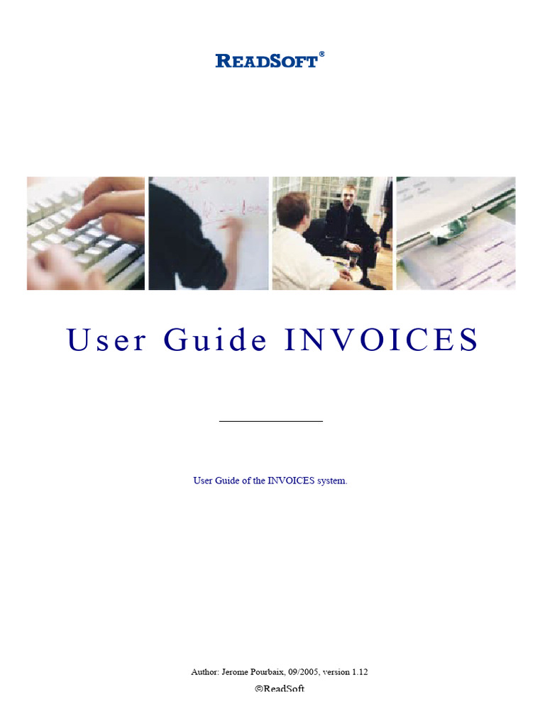 INVOICES - User - Guide v1.12 | PDF | Invoice | Identifier
