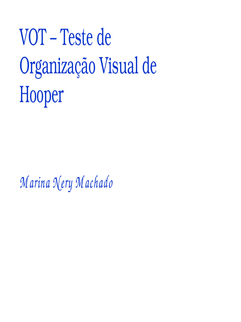AULA Teste Hooper | PDF