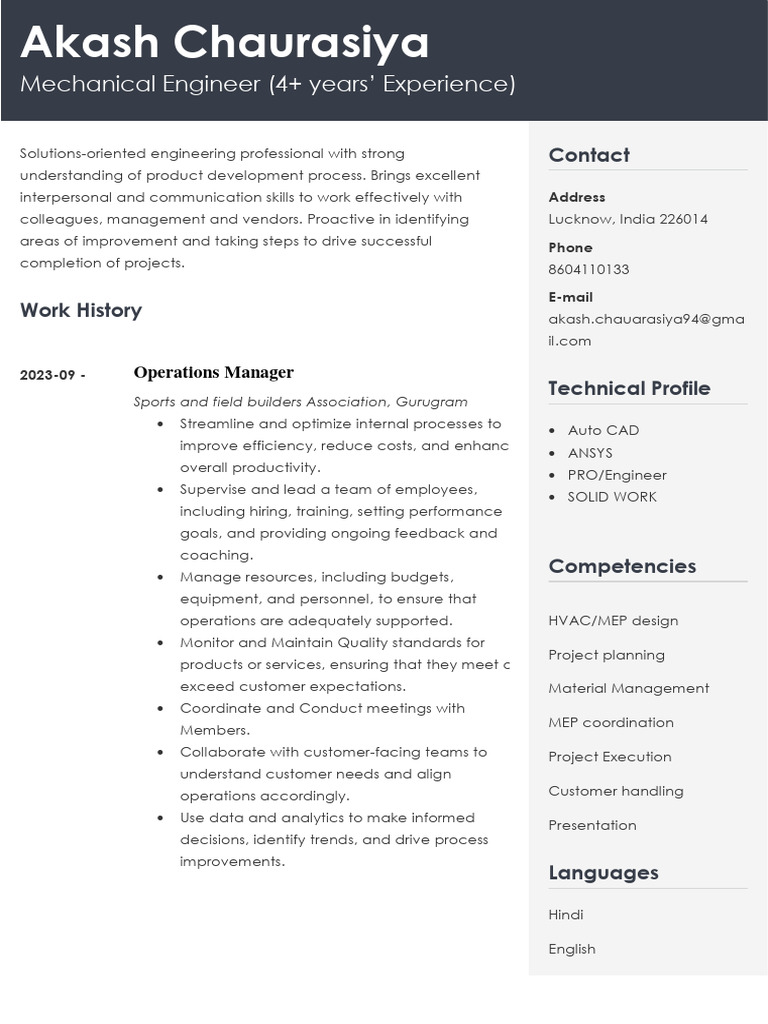 Akash Chaurasiya | PDF | Engineering | Mechanical Engineering