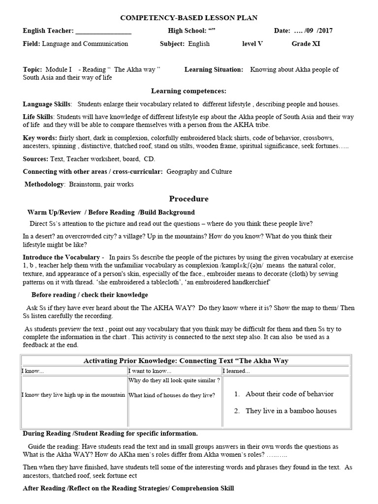 Model Ditari Klasa XI-anglisht | PDF | Reading Comprehension | Cognition