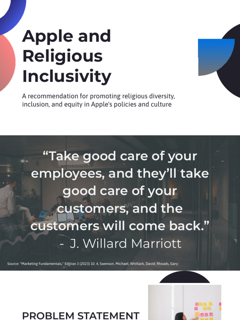 Apple and Religious Inclusivity | PDF | Governance | Employment