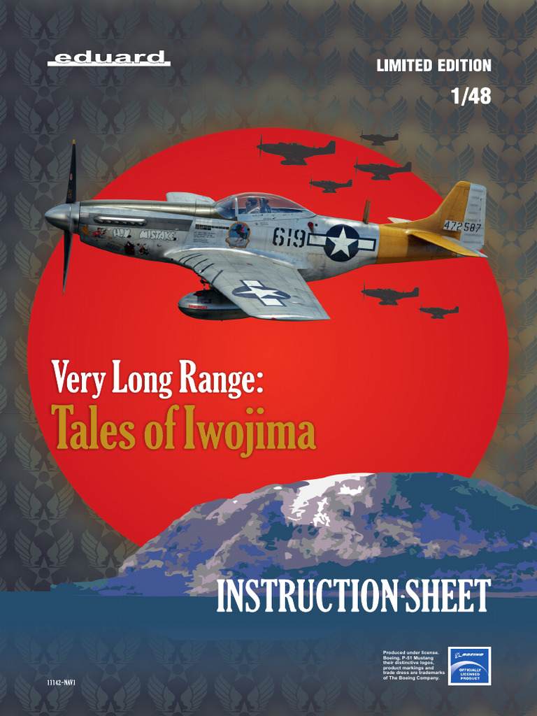 Eduard Very Long Range Mustangs | PDF | Aviation | Aircraft