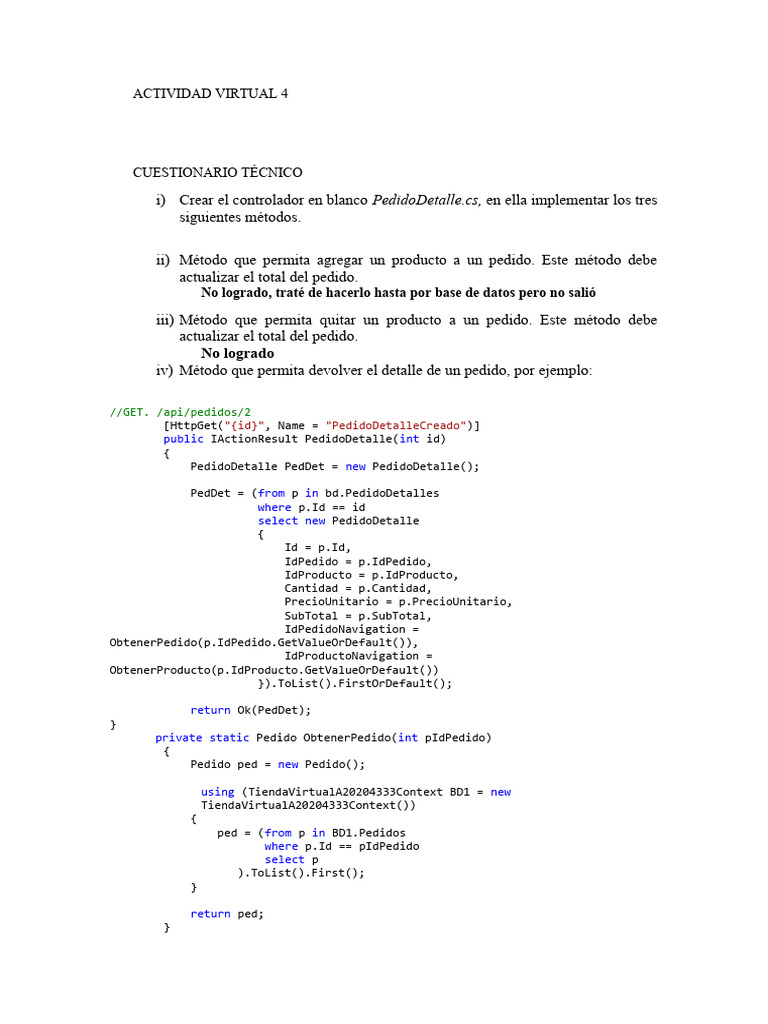 ACTIVIDAD VIRTUAL 4 | PDF