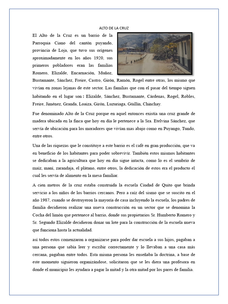 Conociendo a Mi Barrio | PDF