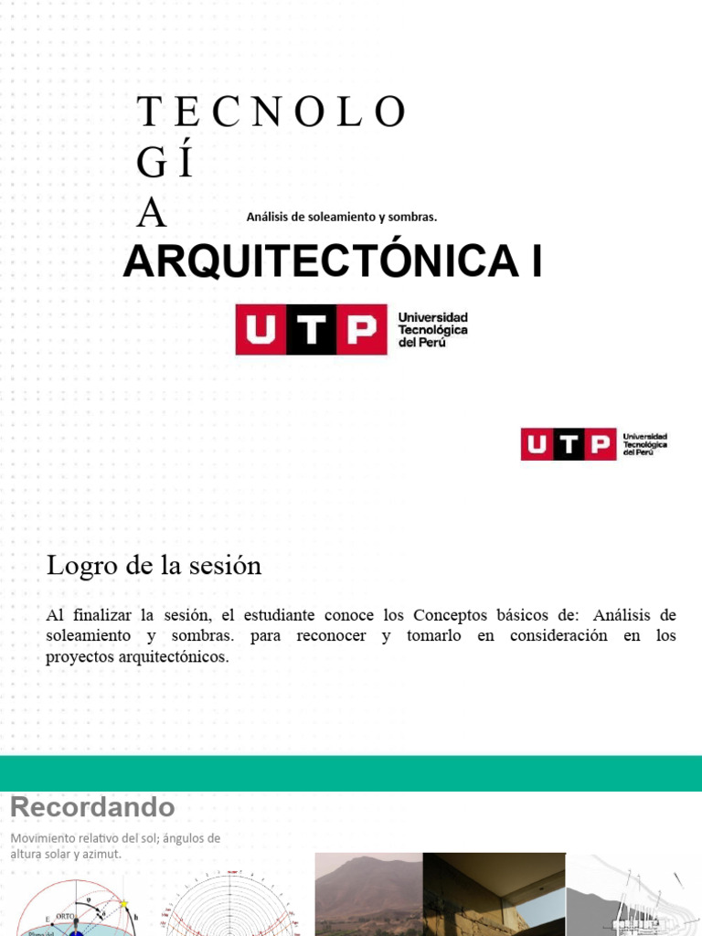 S08.s1 - MATERIAL Análisis de Soleamiento y Sombras | PDF | Calendario | Astronomía antigua