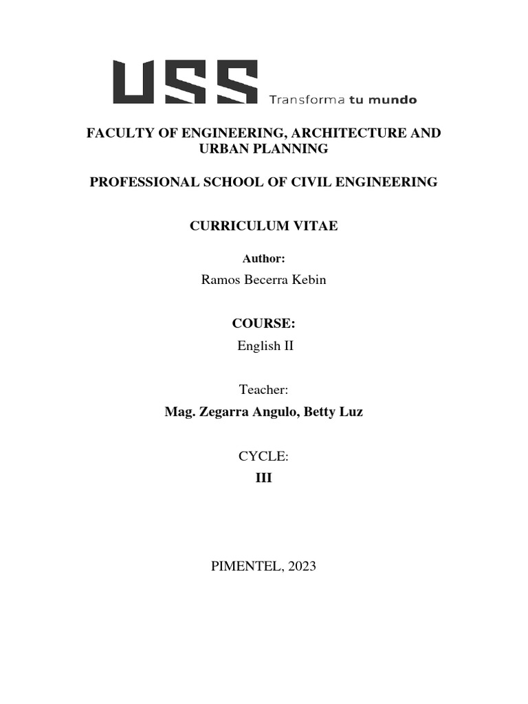 Ramos - Becerra - Pa2 - Ingles Ii | PDF