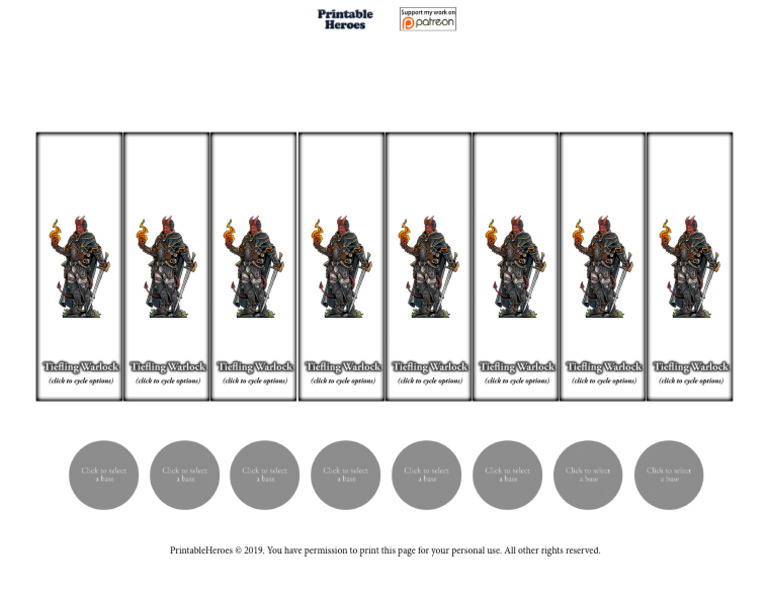 Tiefling - Hexblade - 01 - Free | PDF