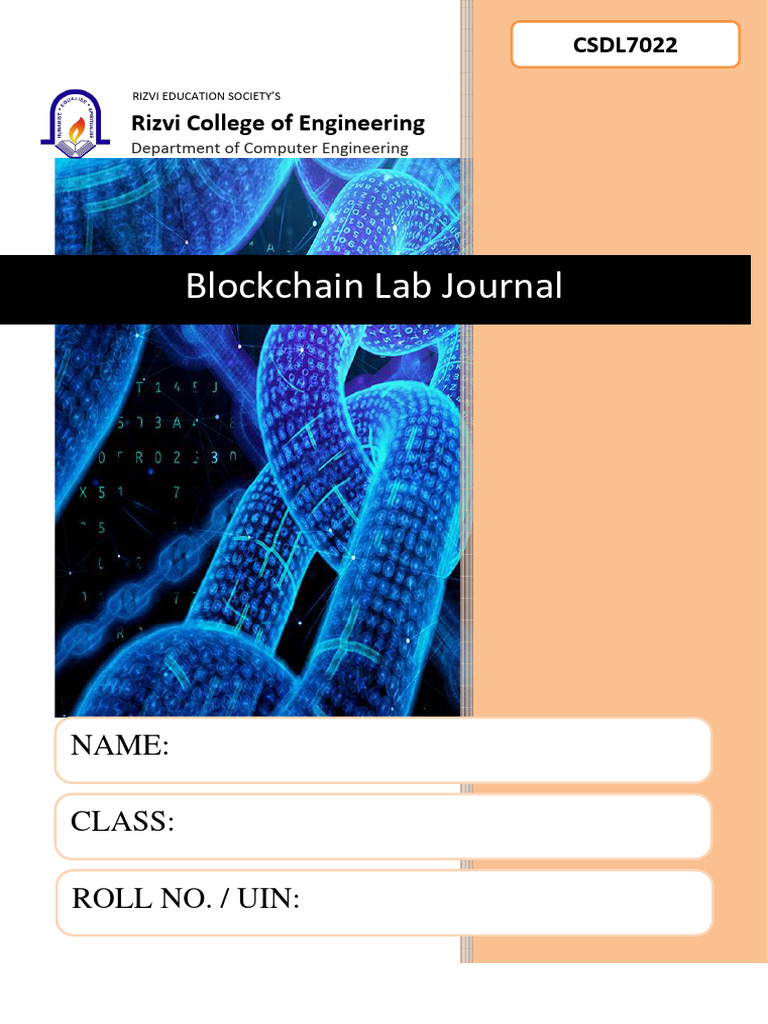 Lab Manual Blockchain | PDF | Computer Science | Software Engineering
