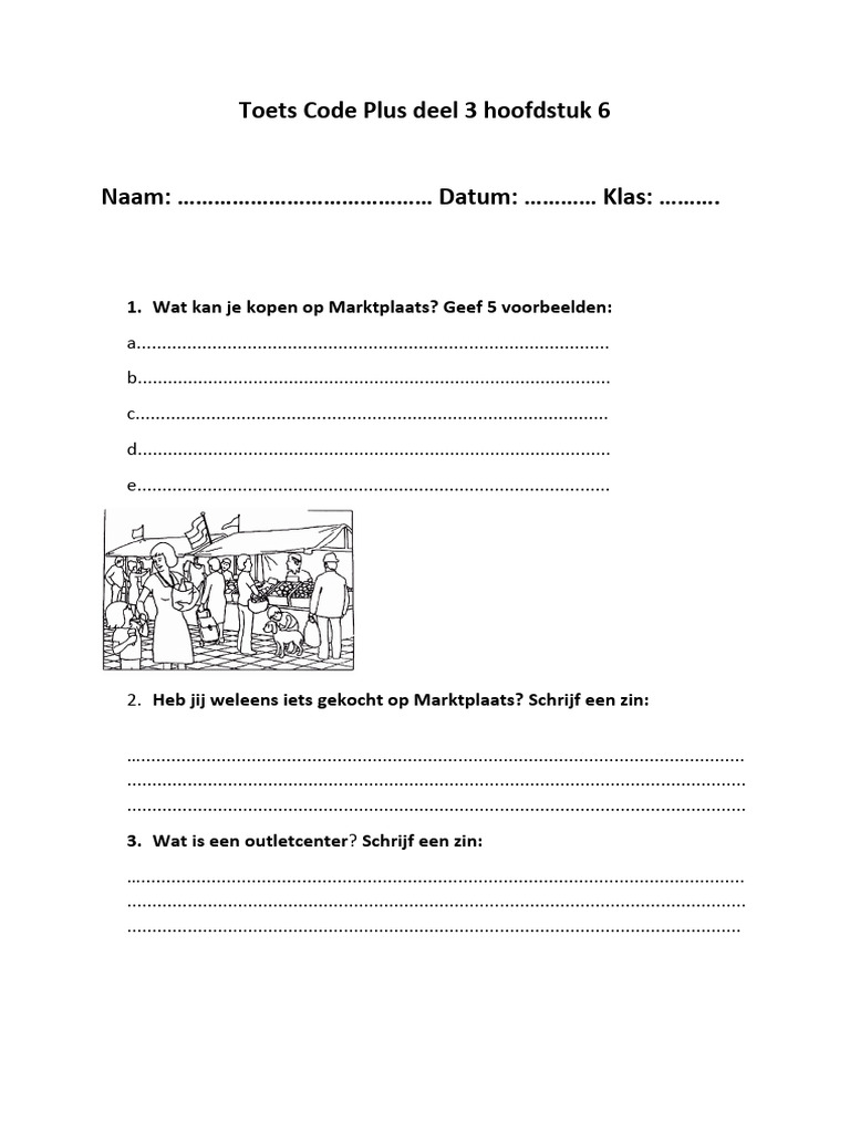 Toets Code Plus 3 H 06 | PDF