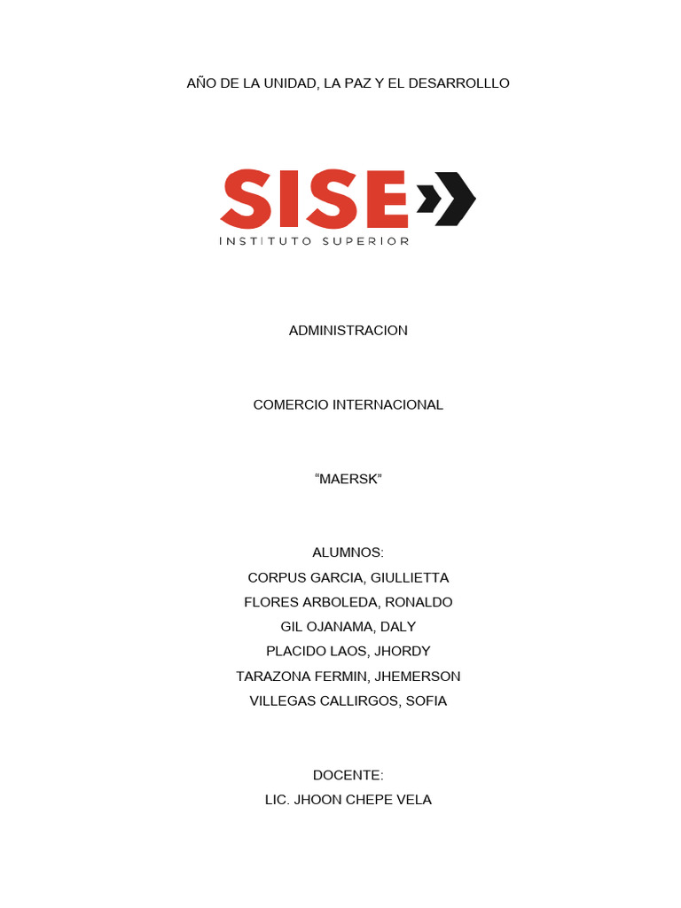 MAERSK | PDF | Economias | Business