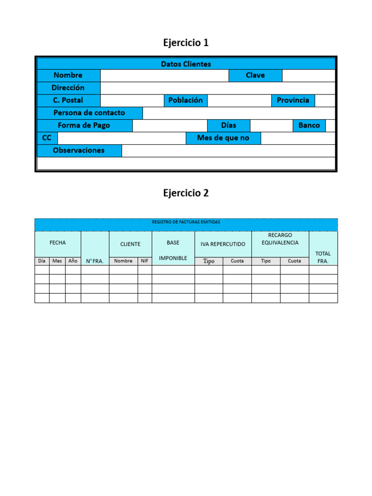 Tablas - Ejercicio 1, 2 - Sergio Ernesto Hernández Trejo | PDF