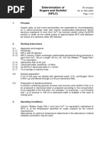 ICUMSA Methods for Sugar Analysis | PDF | Sucrose | Molasses