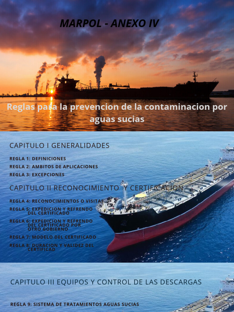 Marpol - Anexo IV | PDF
