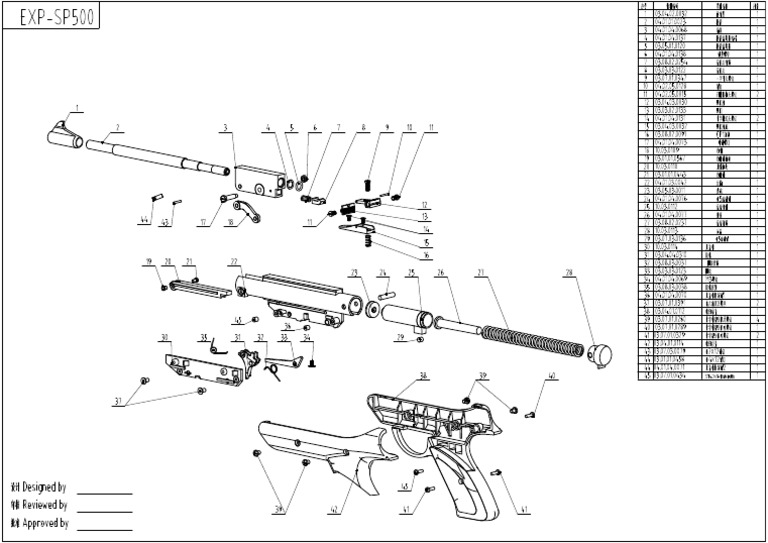 Exploded View For SP500 | PDF
