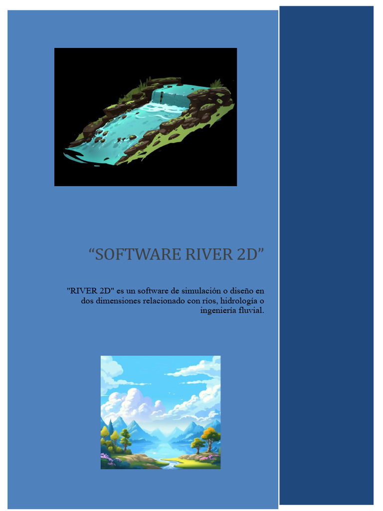 Simulación Hidrodinámica con RIVER 2D | PDF | Ecuaciones | Simulación