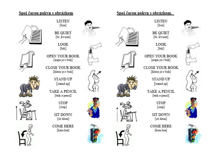 Commands English With Pronunciation Pdf 
