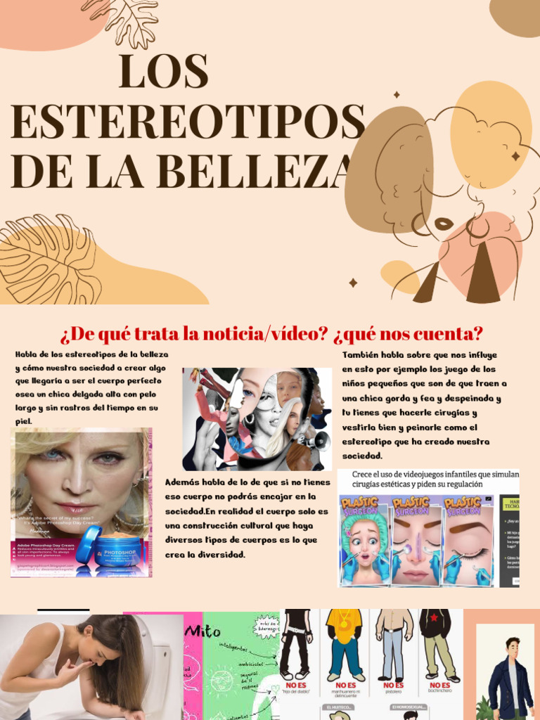 LOS ESTEREOTIPOS DE LA BELLEZA | PDF | Estereotipos